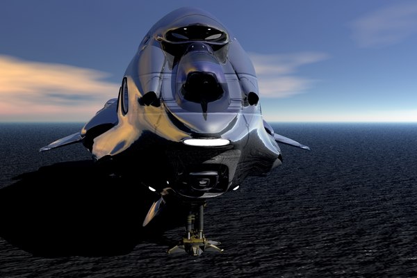 3D model spaceship cargo dropship - TurboSquid 1462362