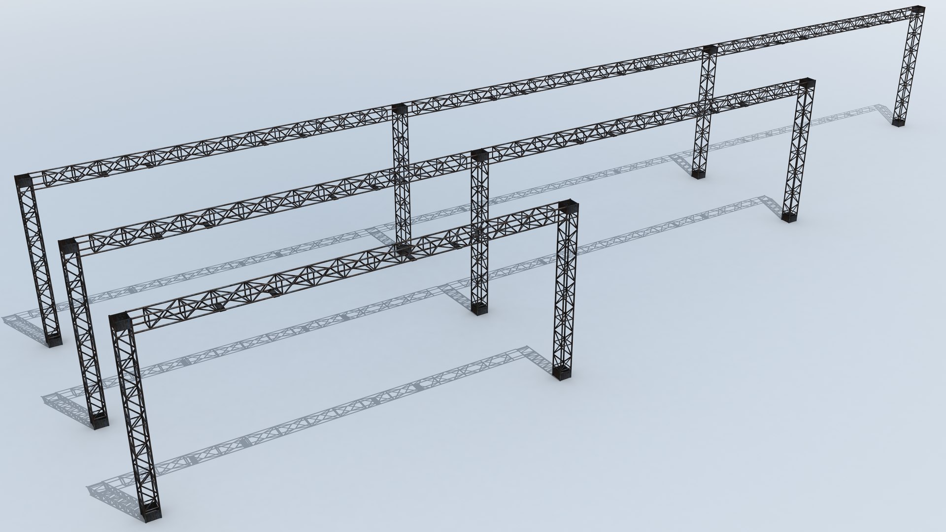 3D metal gantry - TurboSquid 1462380
