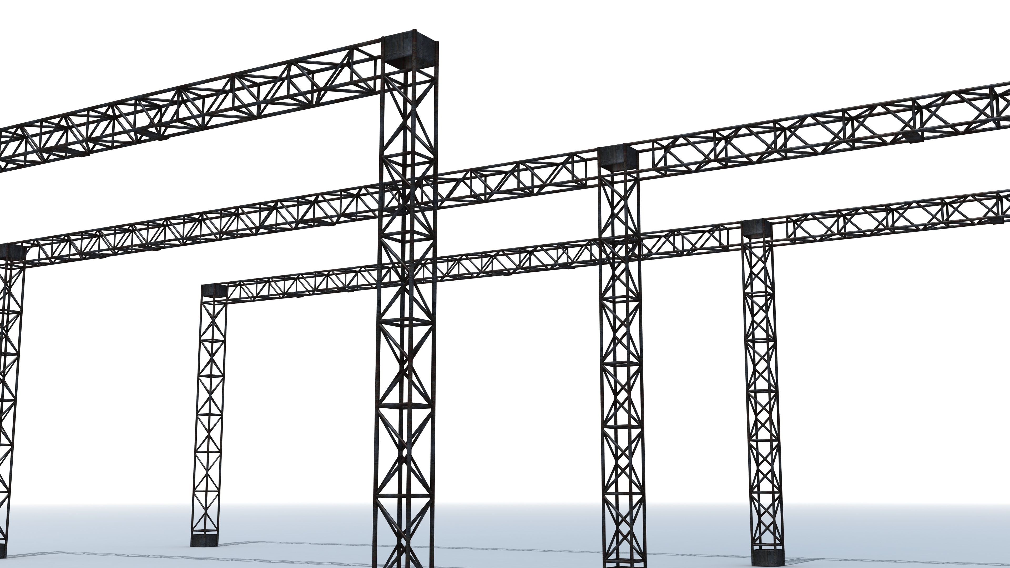 3D metal gantry - TurboSquid 1462380