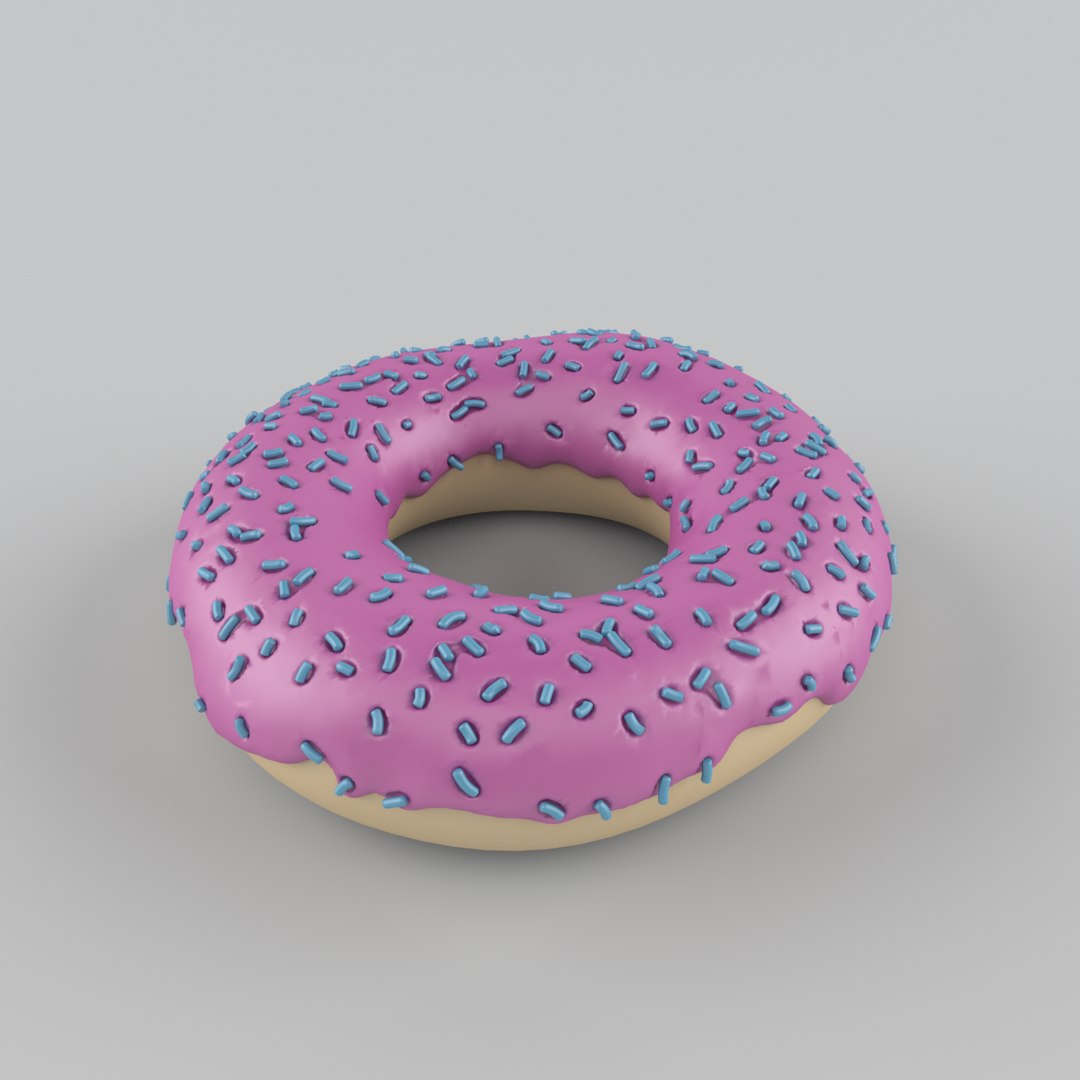 3D donut - TurboSquid 1462429