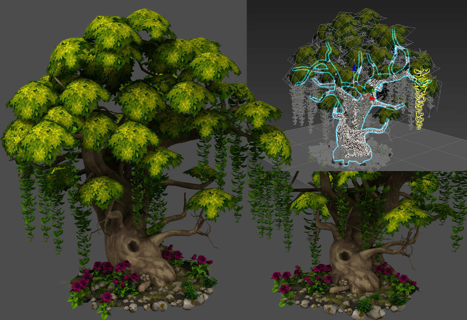 Tree flora model - TurboSquid 1462424