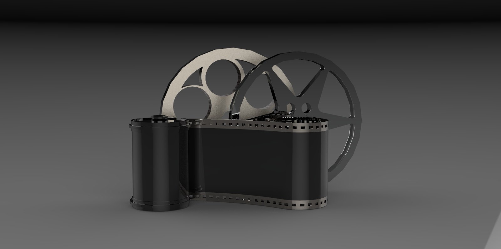 3D film reel - TurboSquid 1462450