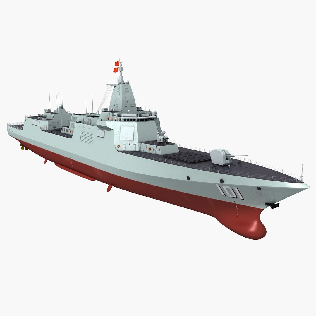 Chinese navy type 055 3D model - TurboSquid 1462532