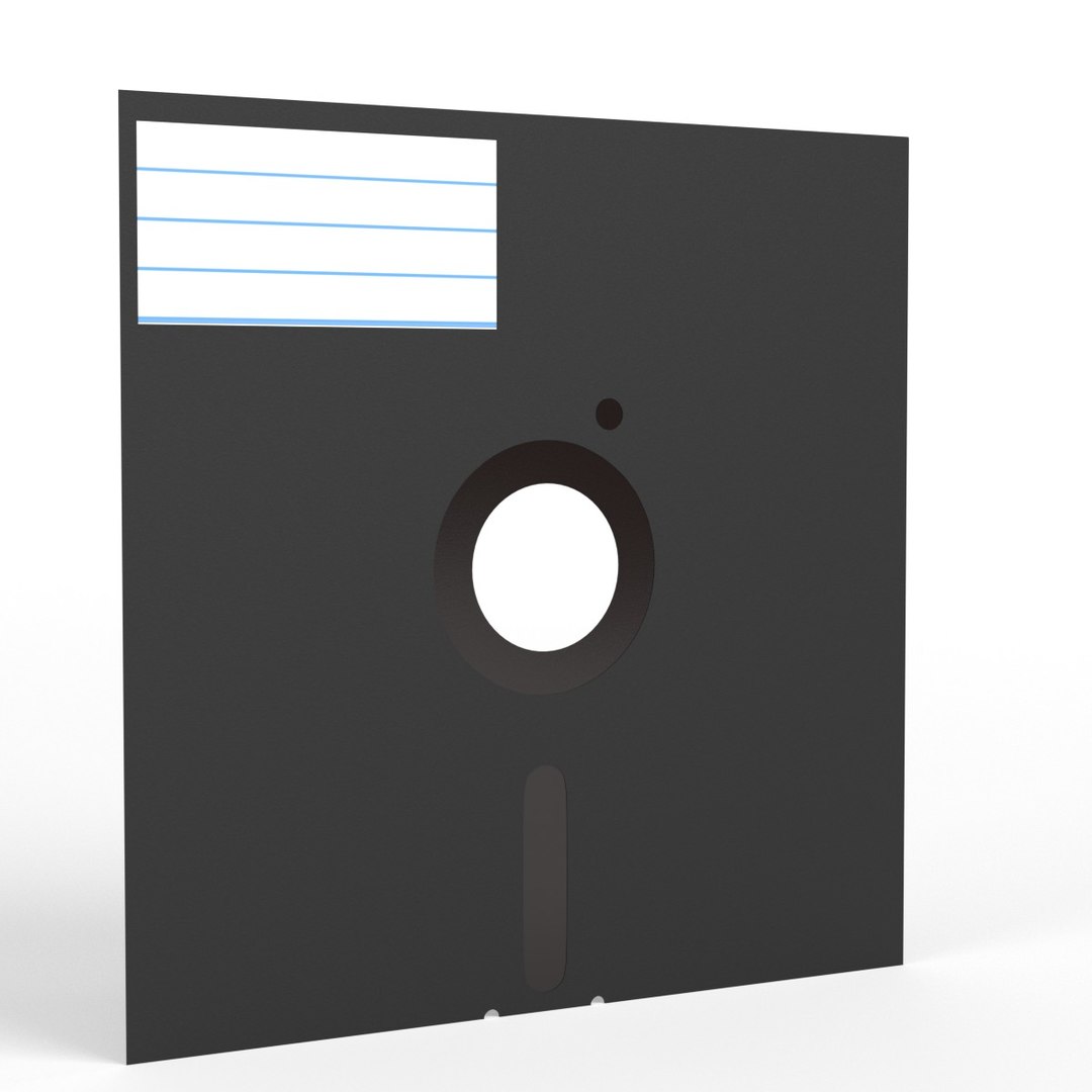 3D model 8 inch floppy disk - TurboSquid 1462544