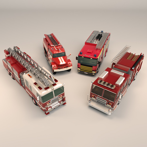 Fire Engine 3D Models for Download | TurboSquid