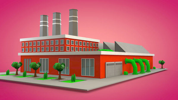 Industry building 3D model - TurboSquid 1458885