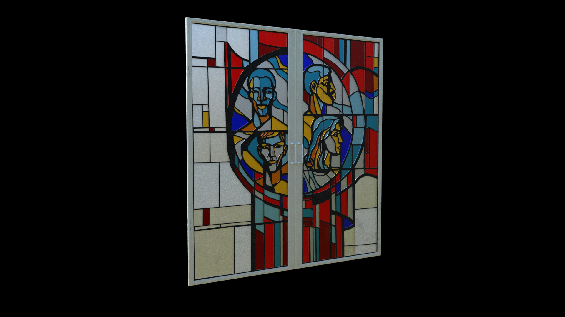 3D model stained glass window ussr - TurboSquid 1462665