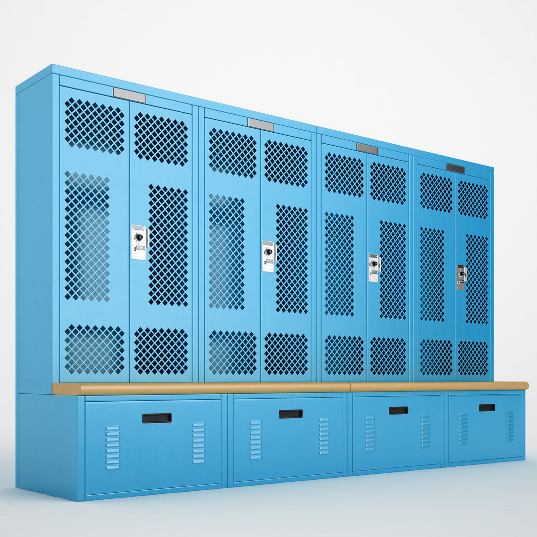 Locker Storage 3d Model Turbosquid 1462638