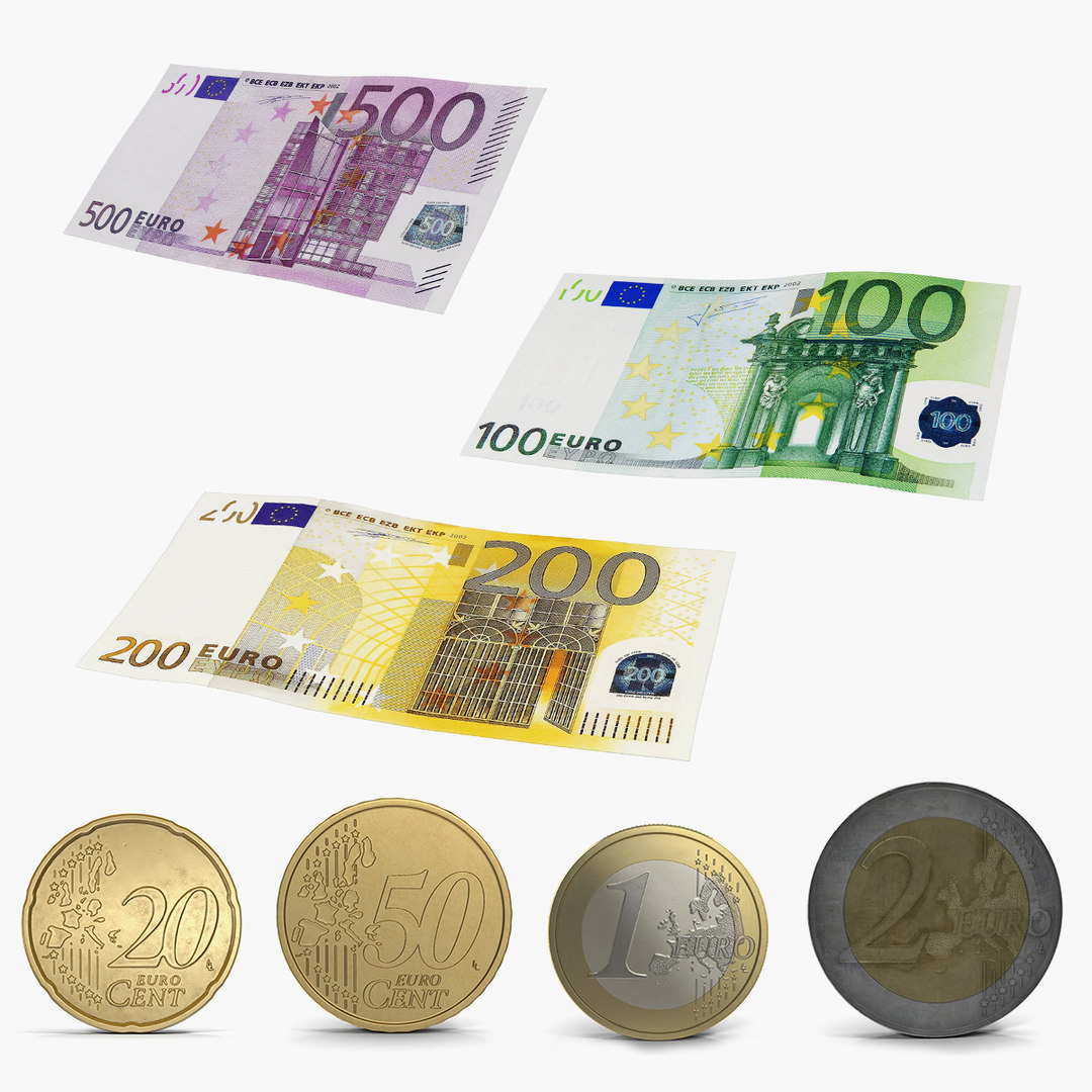 3D euro money - TurboSquid 1462853
