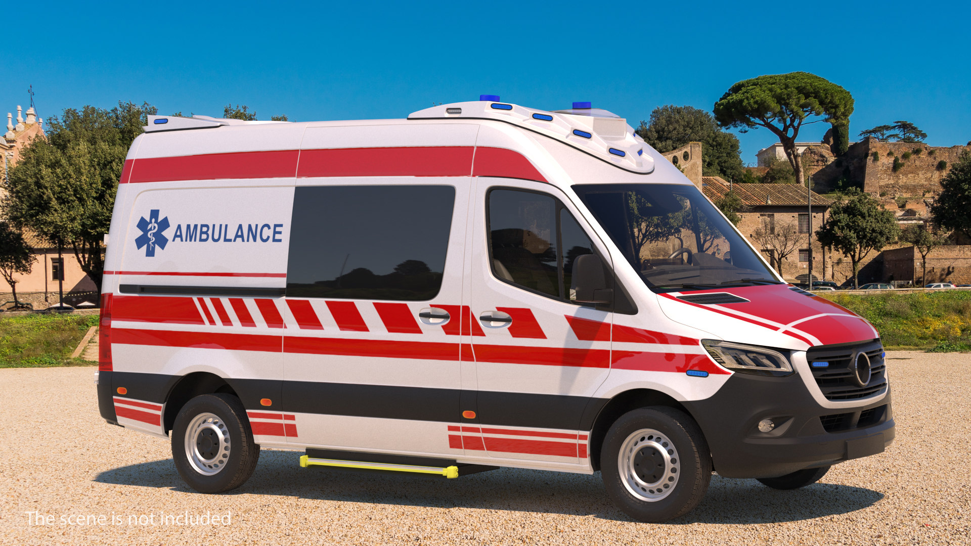 Modern paramedic ambulance 3D model - TurboSquid 1463230
