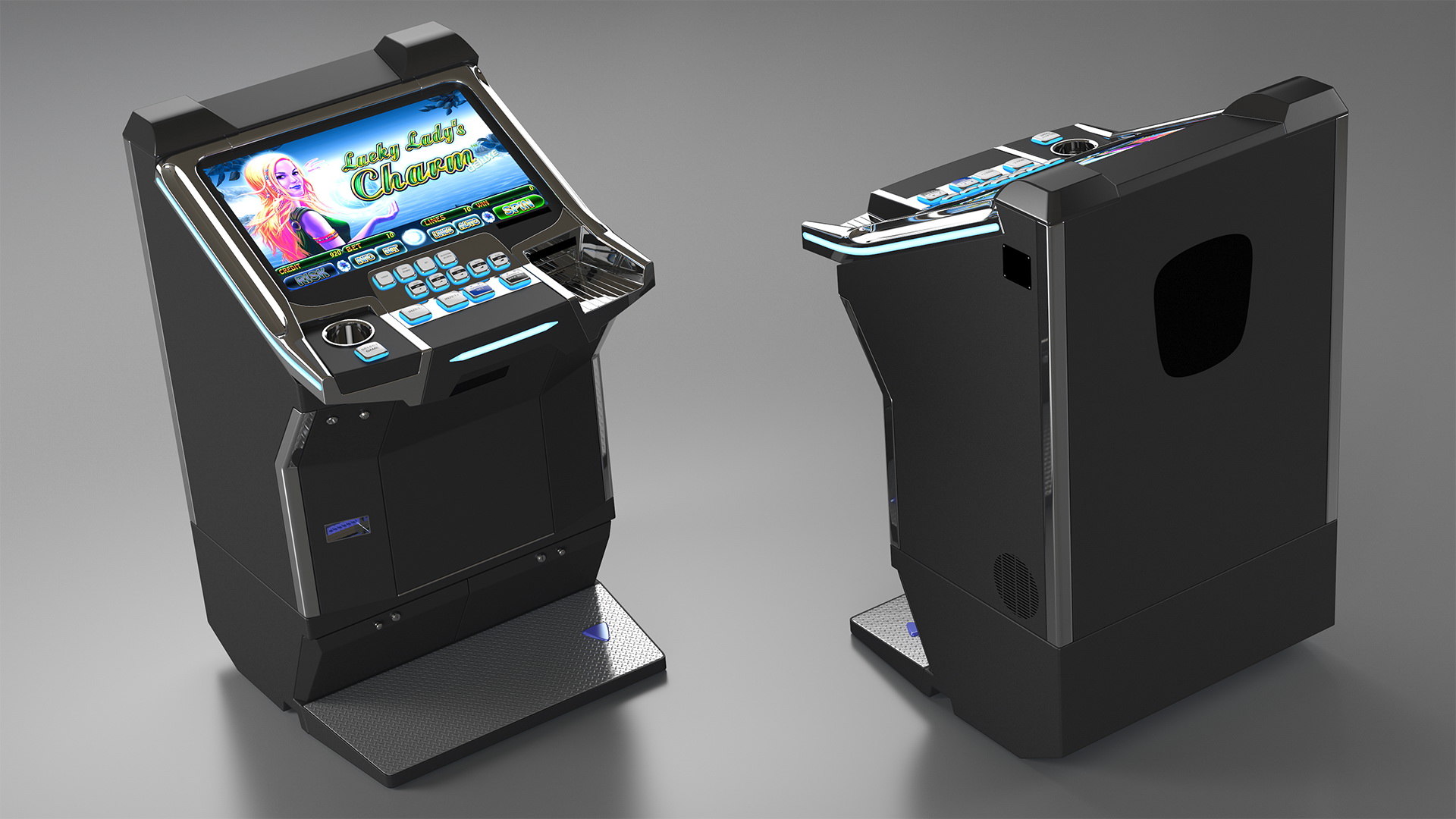 3D casino slot machine button - TurboSquid 1463227