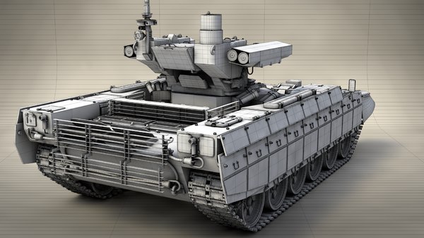 Russian terminator 3 tank model - TurboSquid 1462847