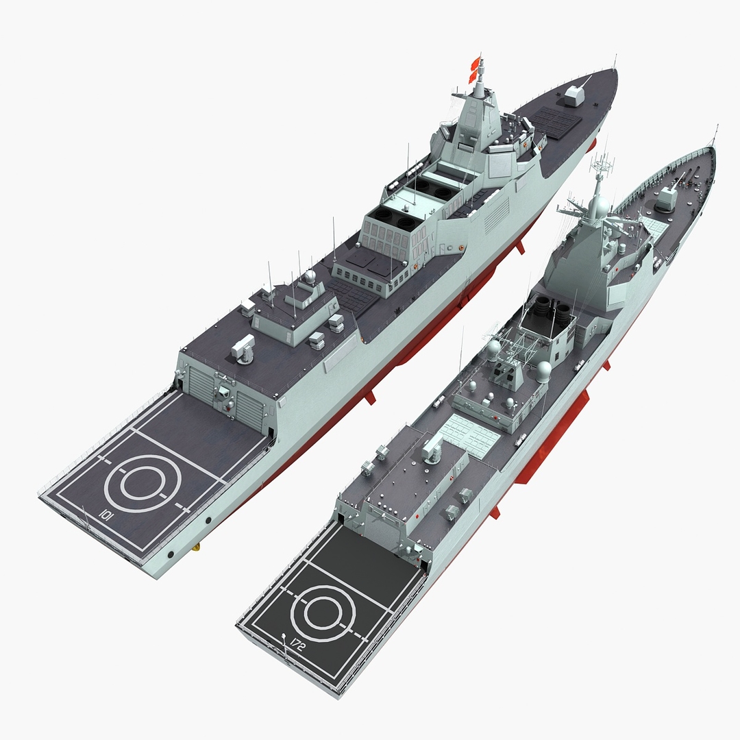 3D chinese navy type 055 - TurboSquid 1462871