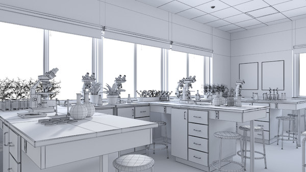 Biology anatomy classroom 3D model - TurboSquid 1462962