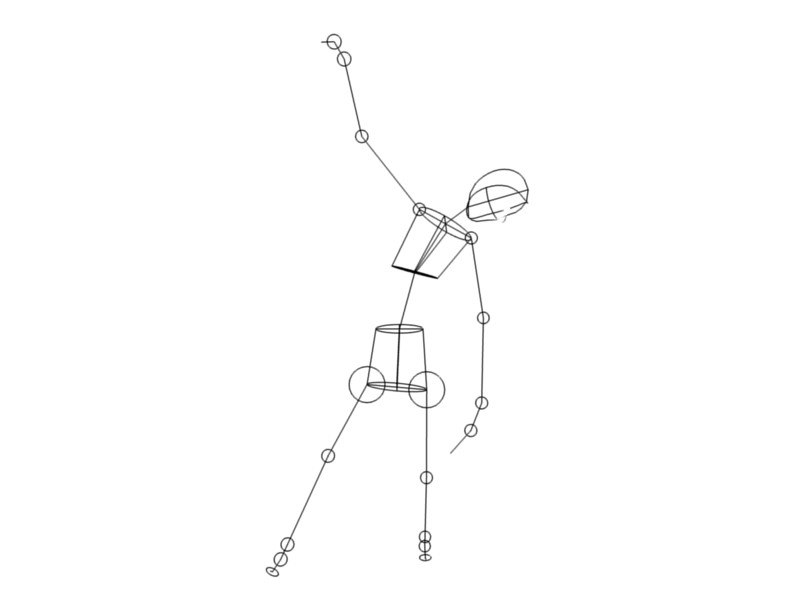 3D drawing poses animations model - TurboSquid 1462970