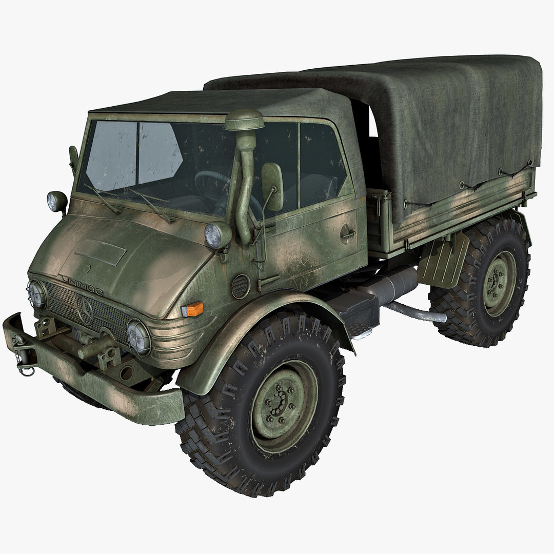 Unimog army truck 3D model - TurboSquid 1462997