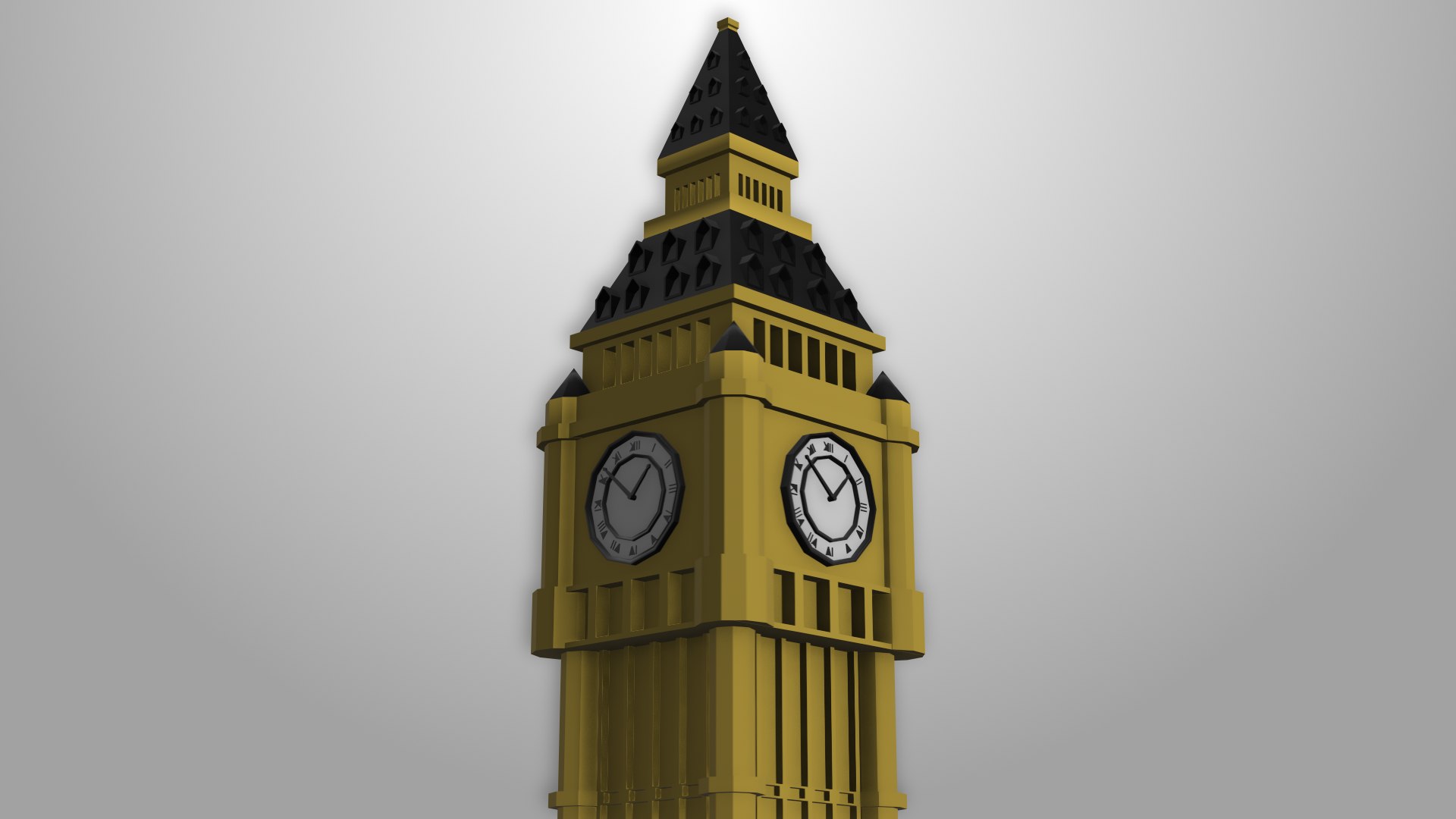 3D london big ben model - TurboSquid 1463187