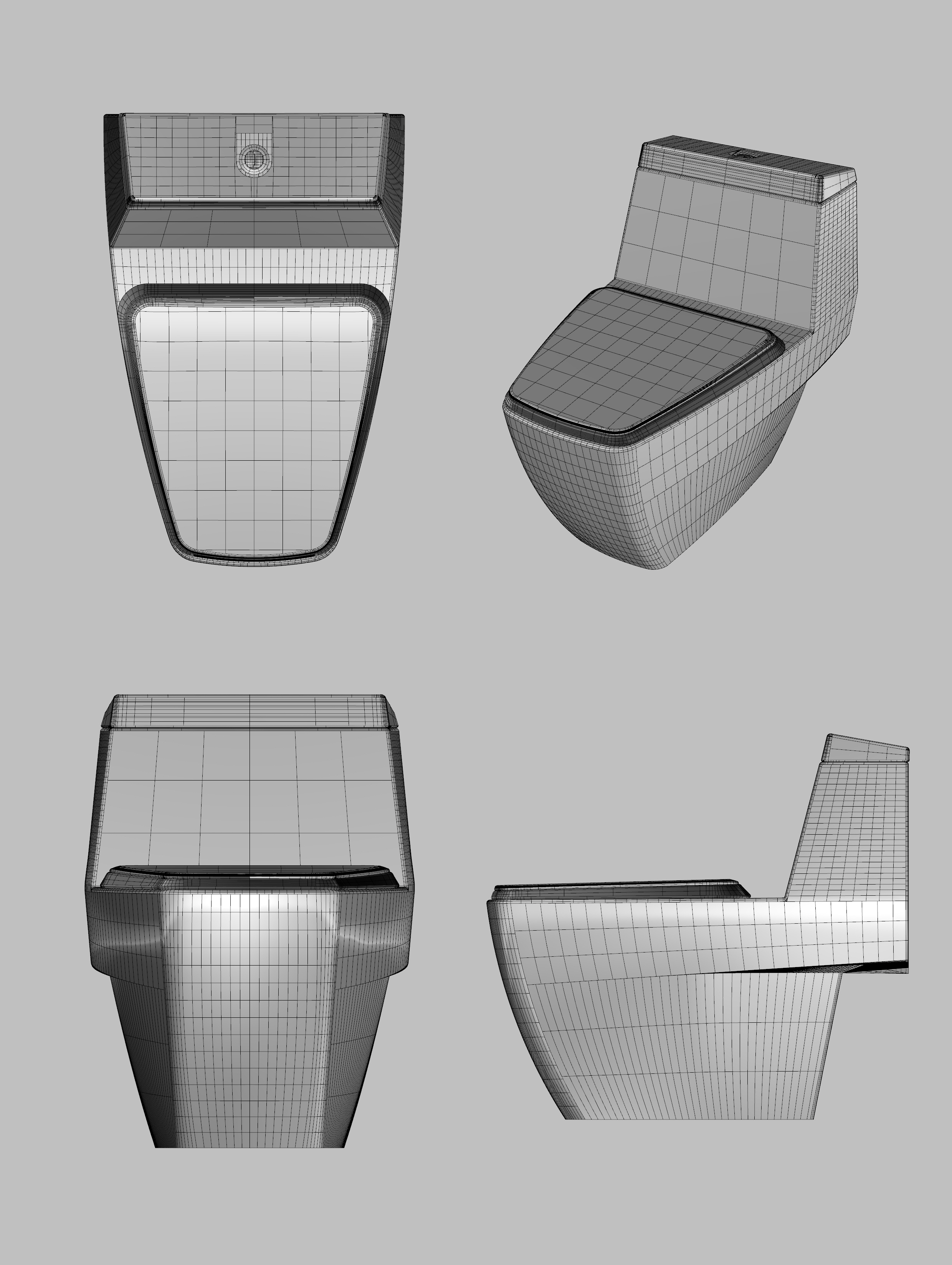 Toilet wc 3D model - TurboSquid 1463344