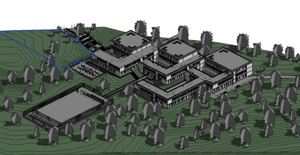 3D modeled university project architecture - TurboSquid 1463354