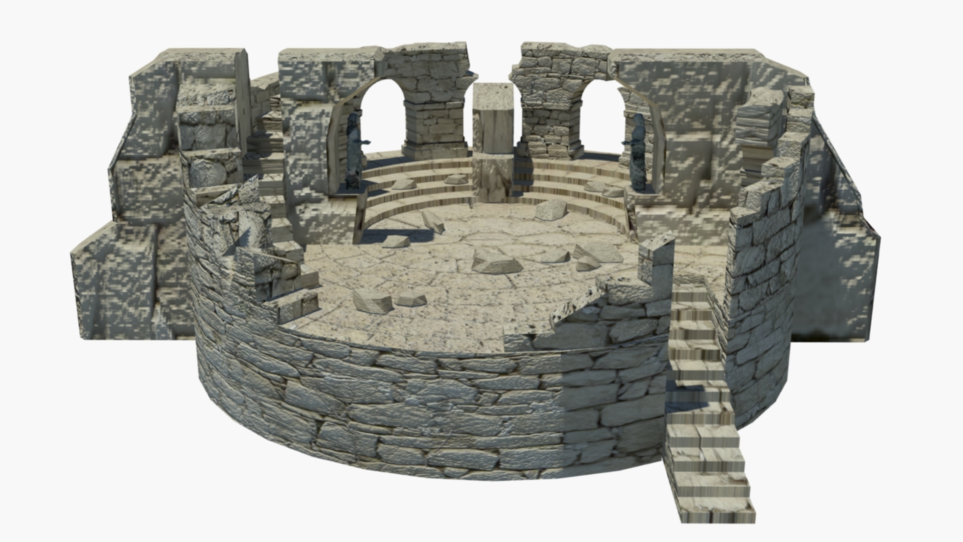 Ancient ruins 3D model - TurboSquid 1463425