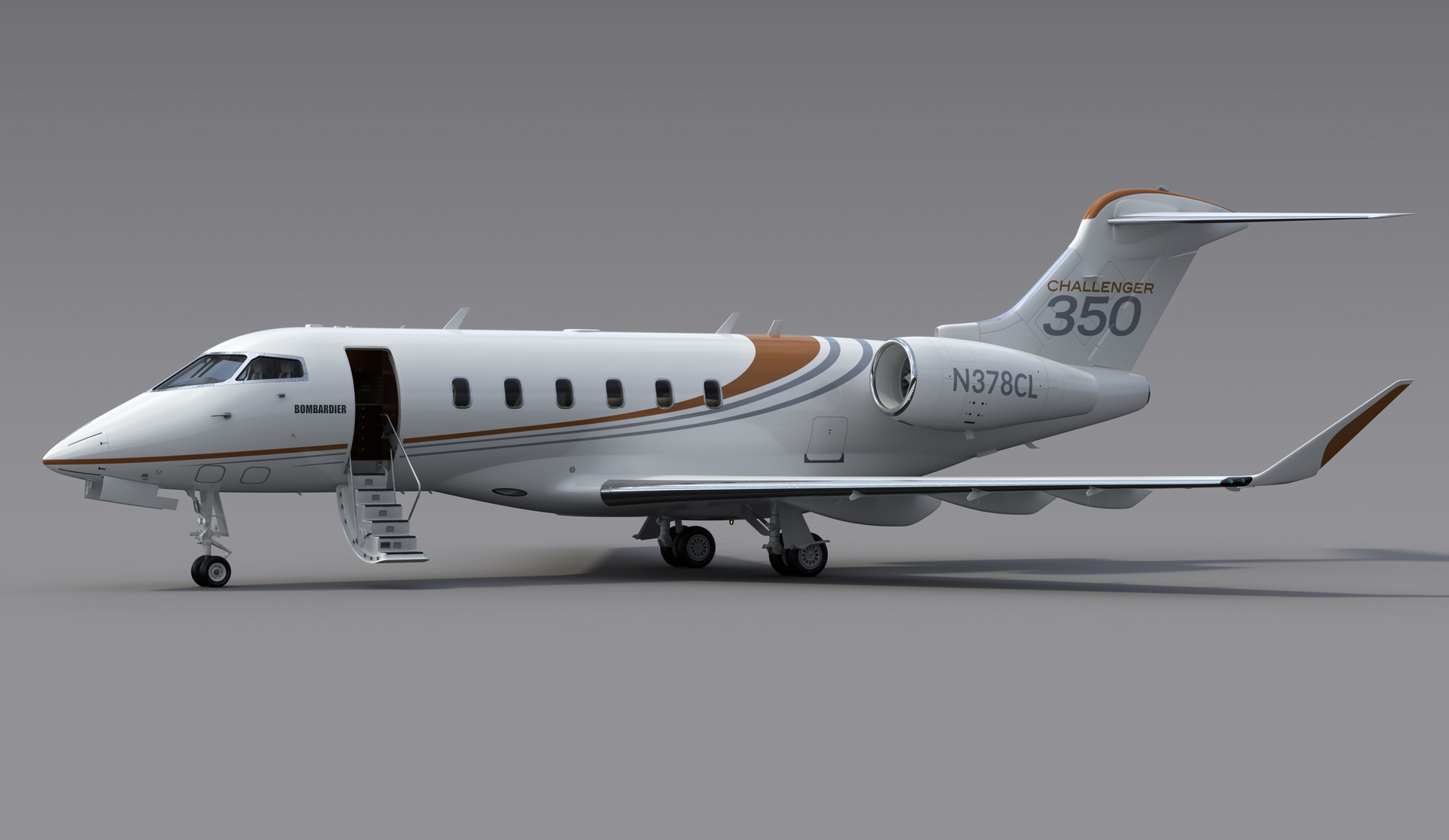 modelo 3d Bombardier Challenger 350 - TurboSquid 1463548
