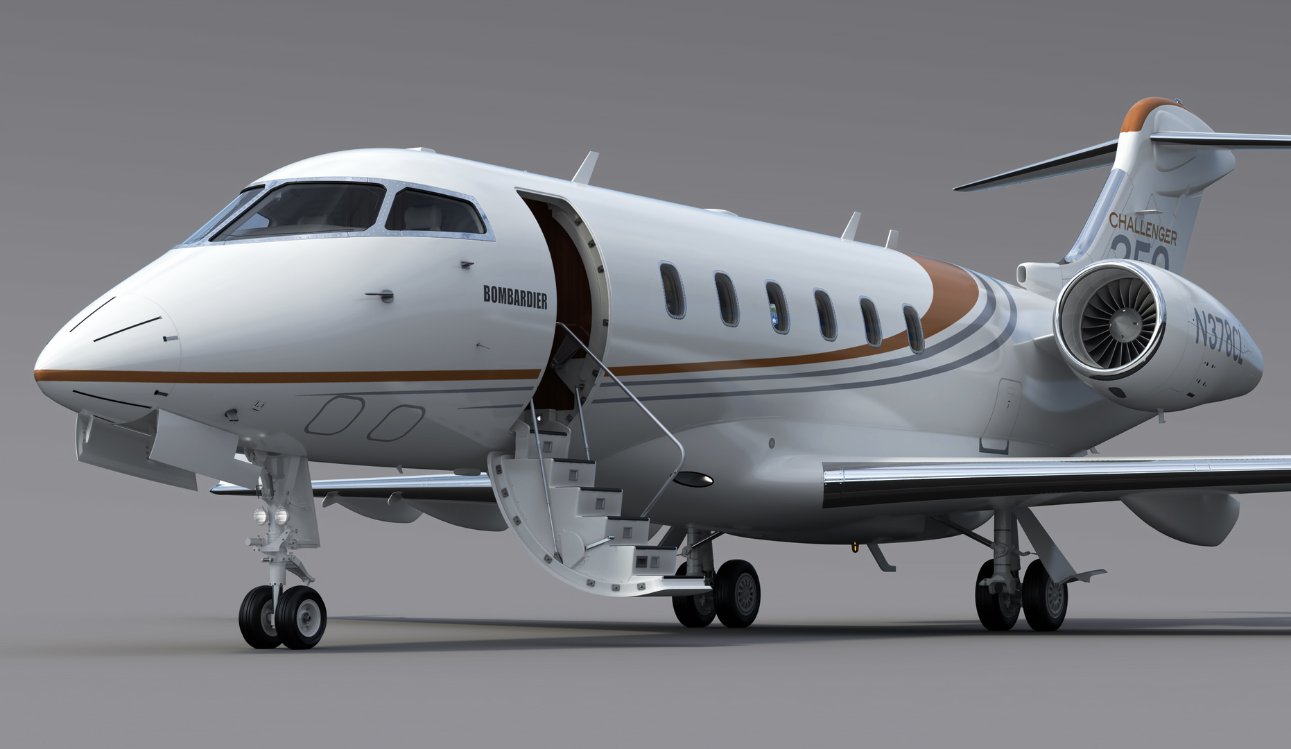 modelo 3d Bombardier Challenger 350 - TurboSquid 1463548