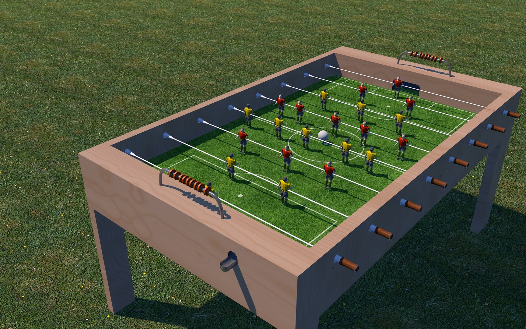Football wooden 3D model - TurboSquid 1463561