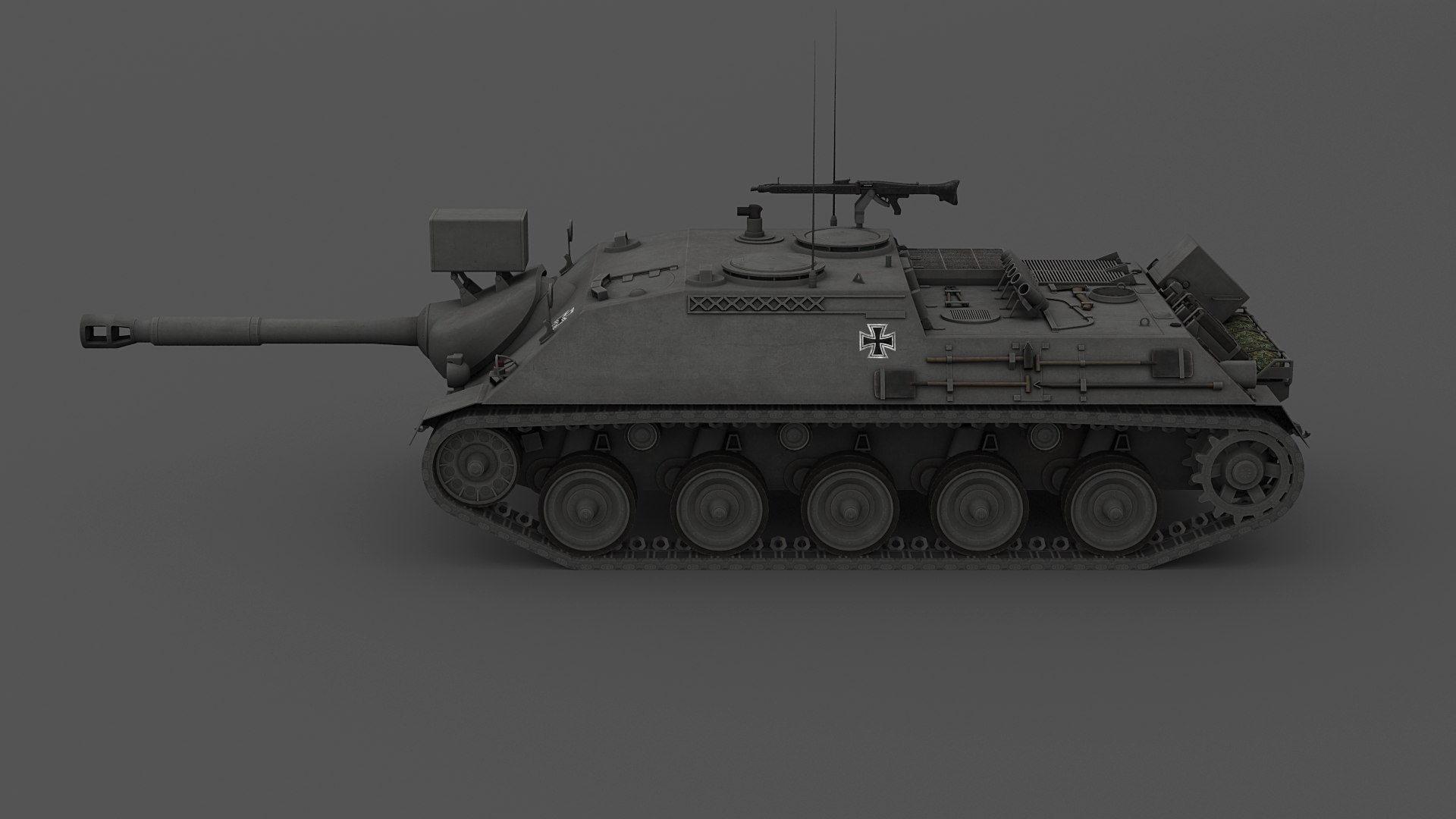 Kanonenjagdpanzer tank destroyer model - TurboSquid 1463591