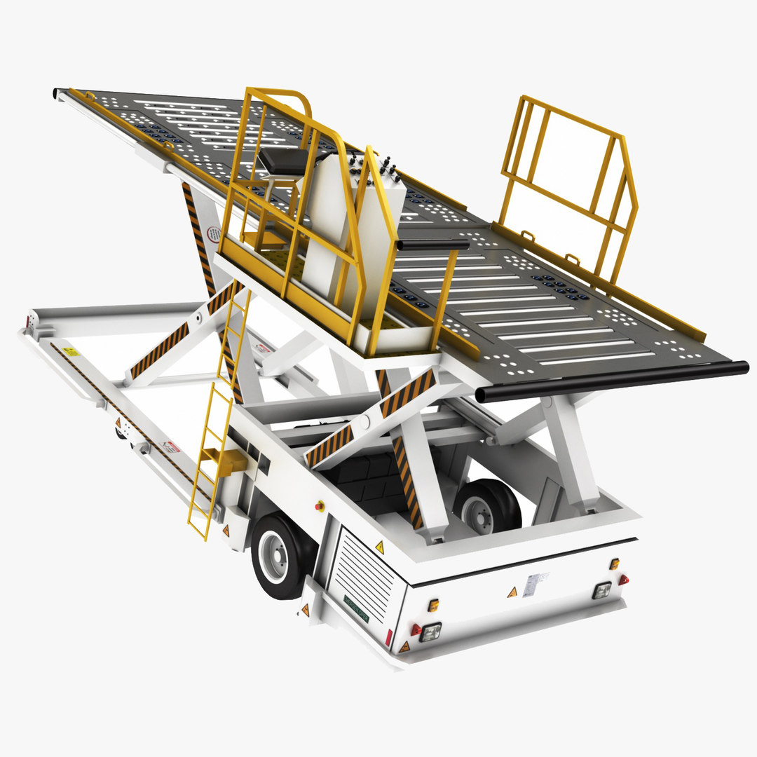 3D airport baggage loader device model - TurboSquid 1462032