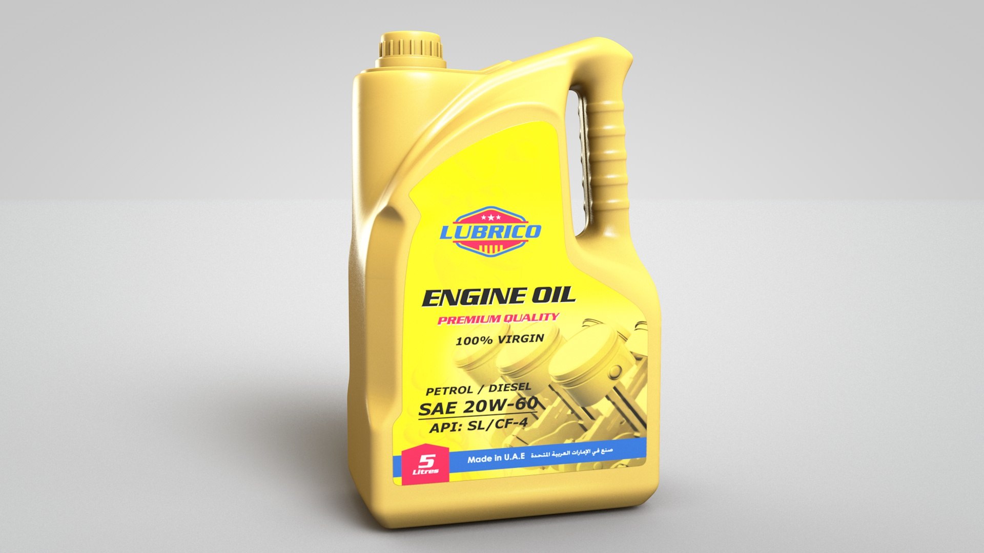 Engine motor oil bottle 3D model - TurboSquid 1463875