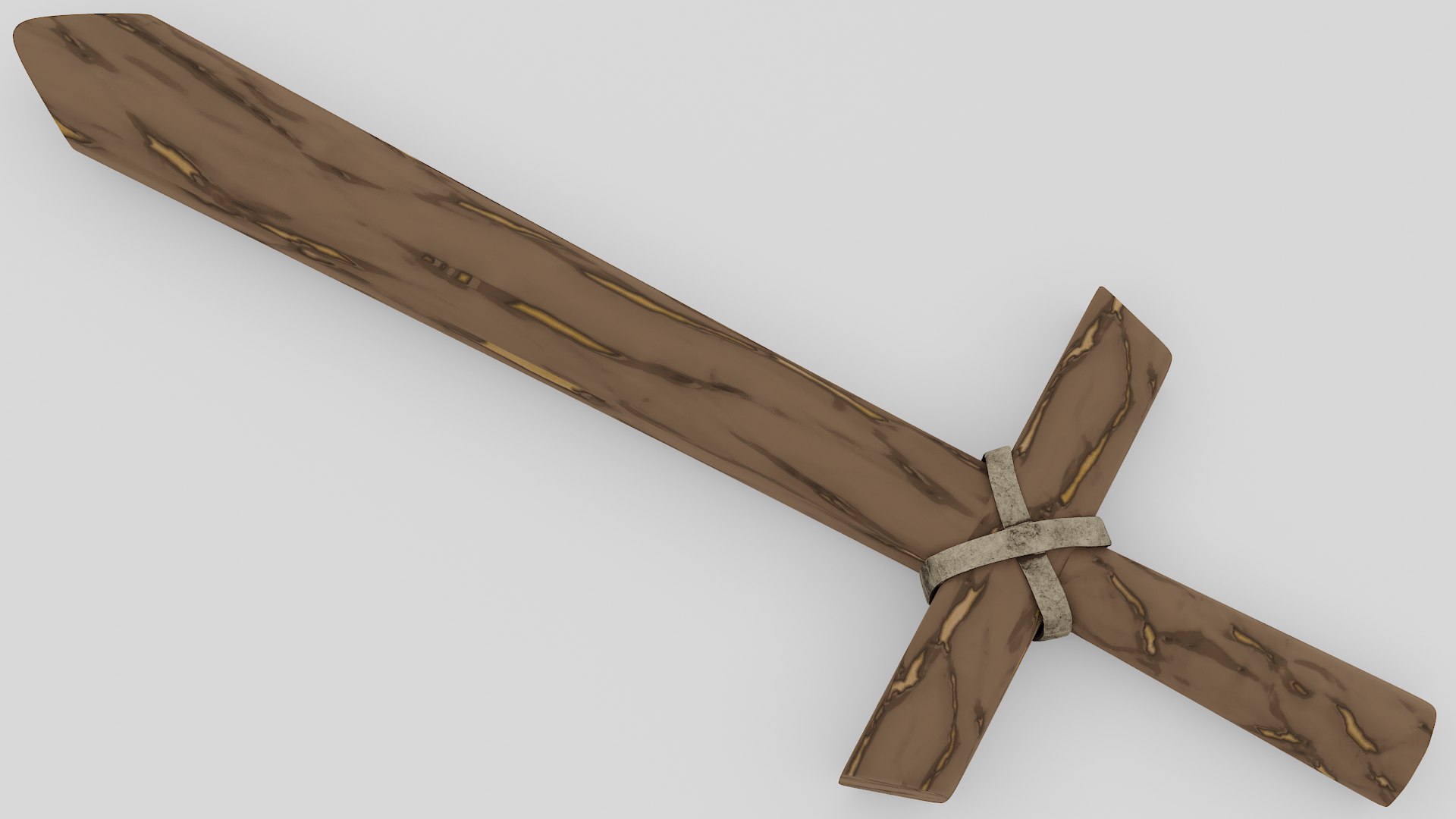 3D wooden sword - TurboSquid 1463893