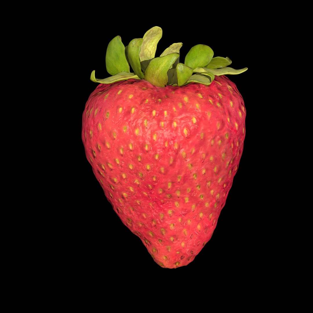 Strawberry berry model - TurboSquid 1463924