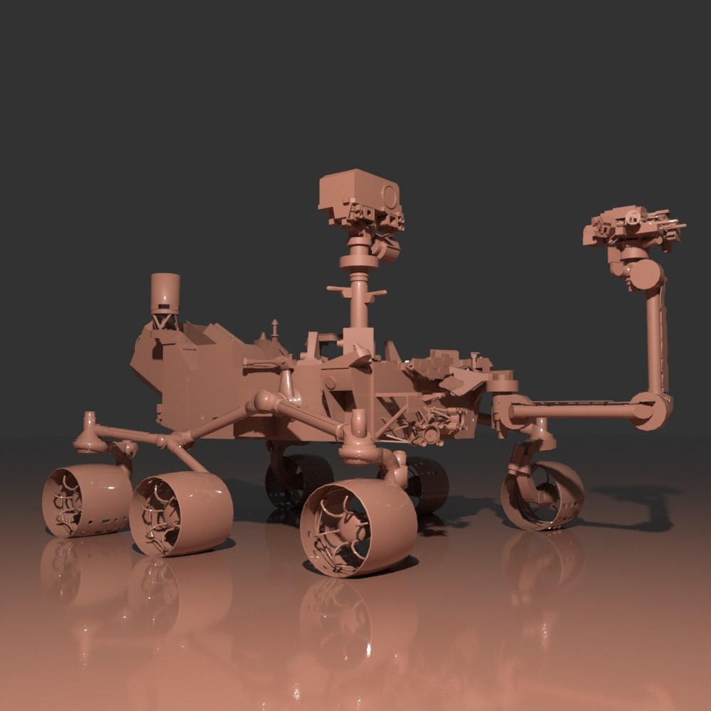Mars curiosity rover 3D model - TurboSquid 1463990