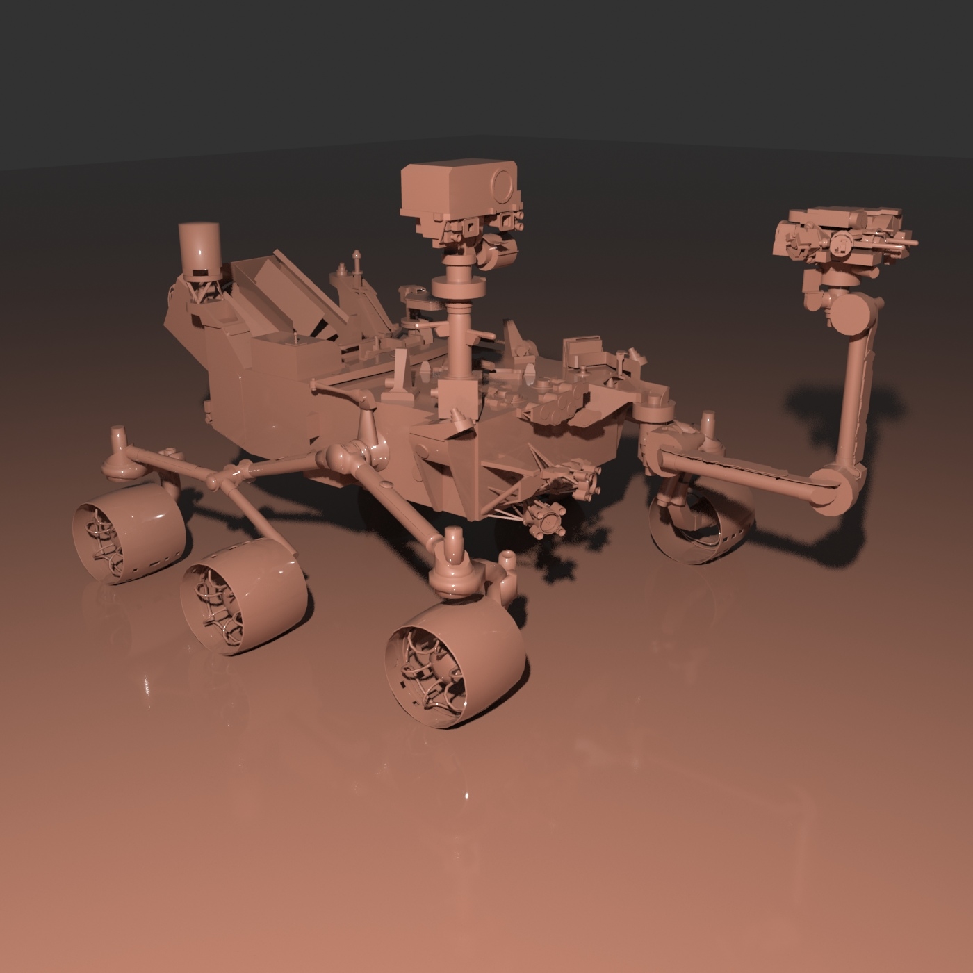 Mars curiosity rover 3D model - TurboSquid 1463990
