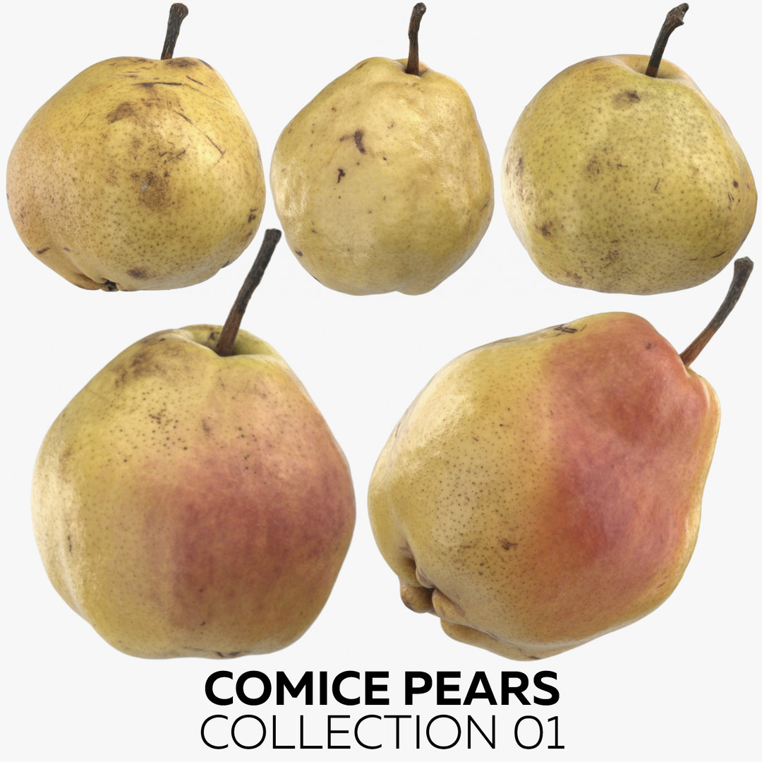 3D model comice pears 01 - TurboSquid 1464032