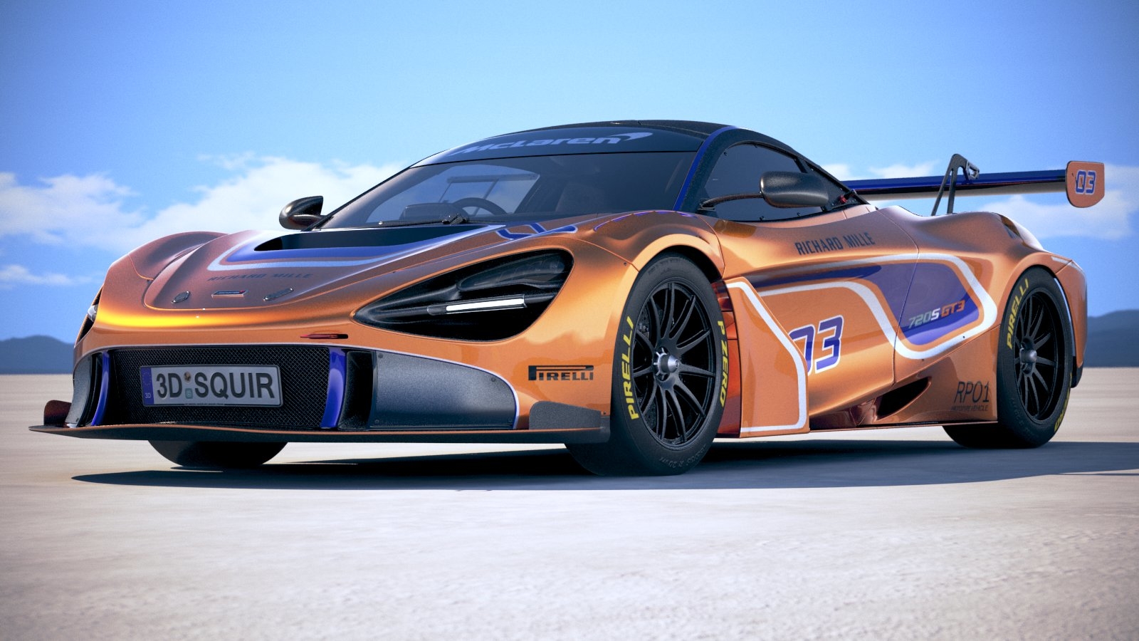 Mclaren 720s gt3 3D - TurboSquid 1464053