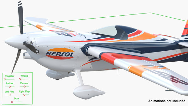 3D zivko edge 540 aerobatic - TurboSquid 1464125