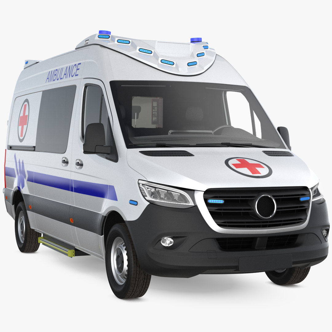 Ambulance van generic model - TurboSquid 1464080