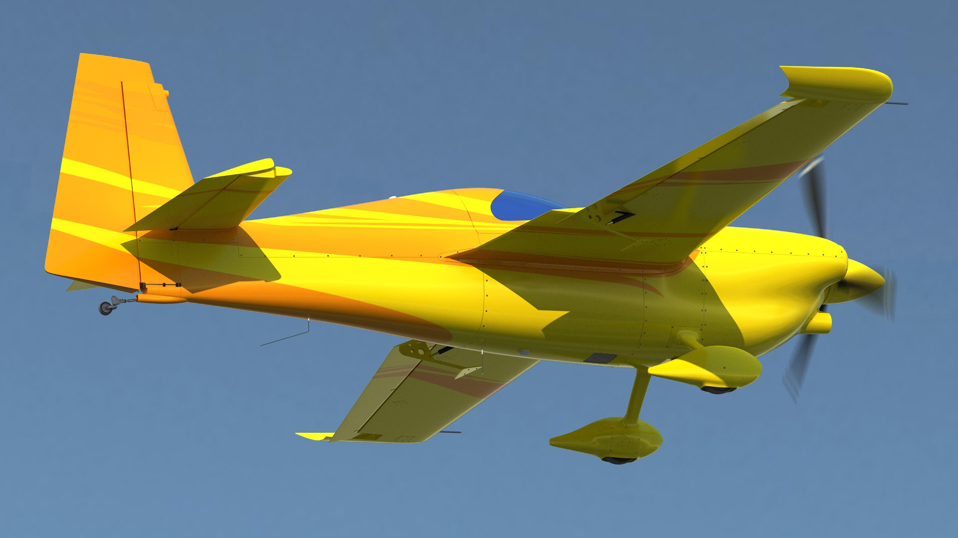 3D sport aerobatic aircraft generic model - TurboSquid 1464093