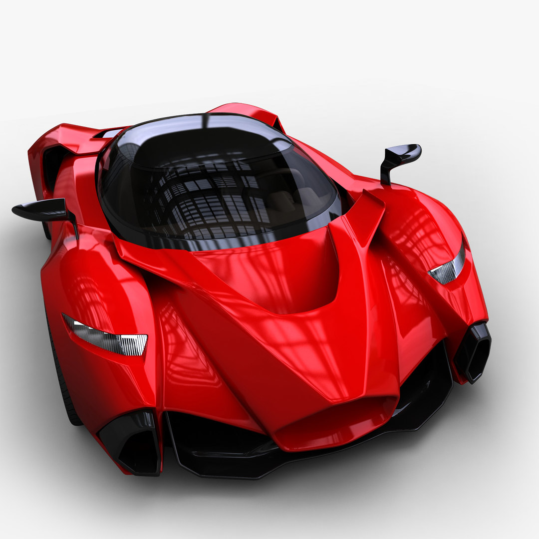 3D supercar concept - TurboSquid 1233952