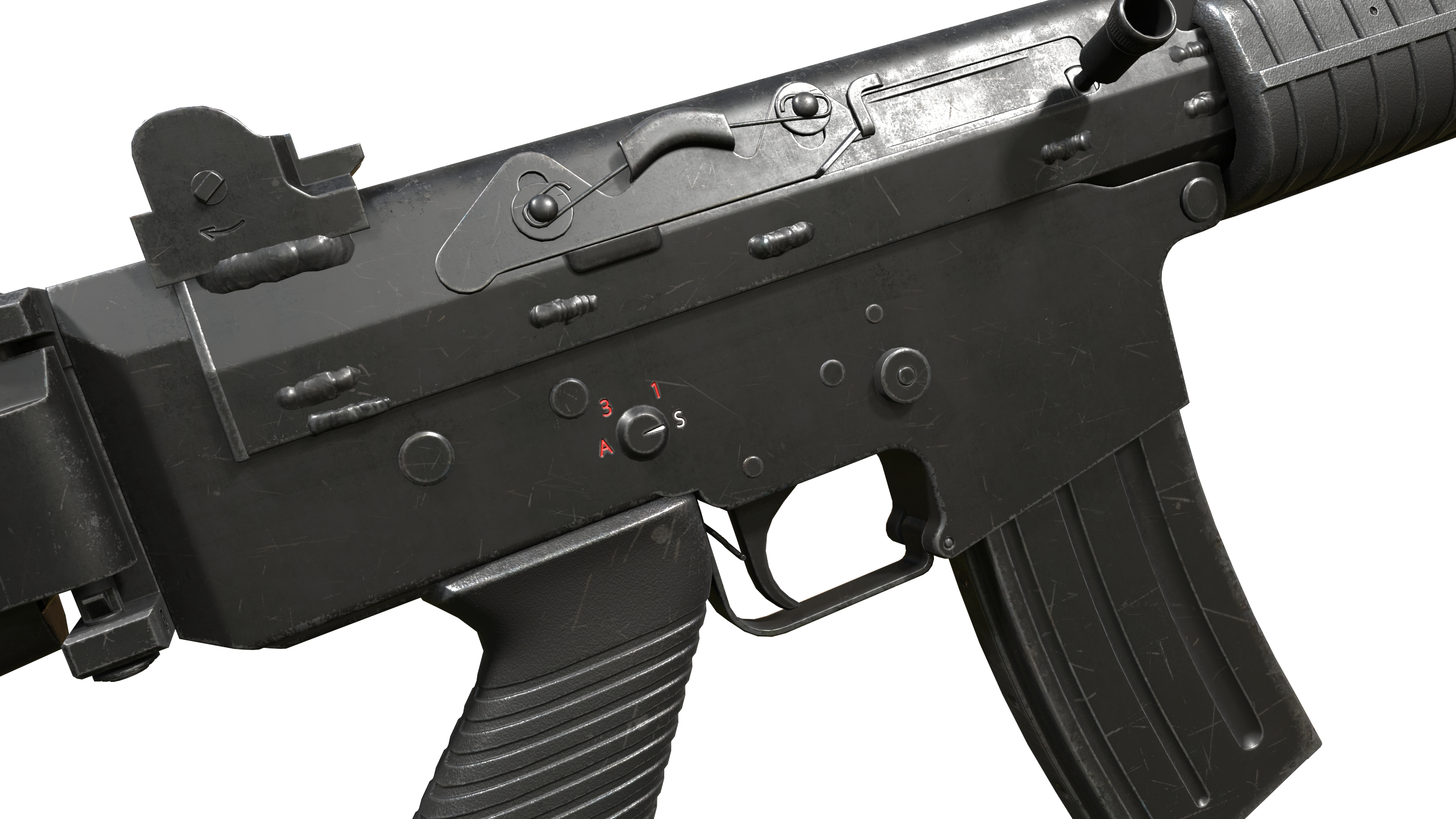 SS1 Pindad alias FN FNC 3D-Modell - TurboSquid 1464177