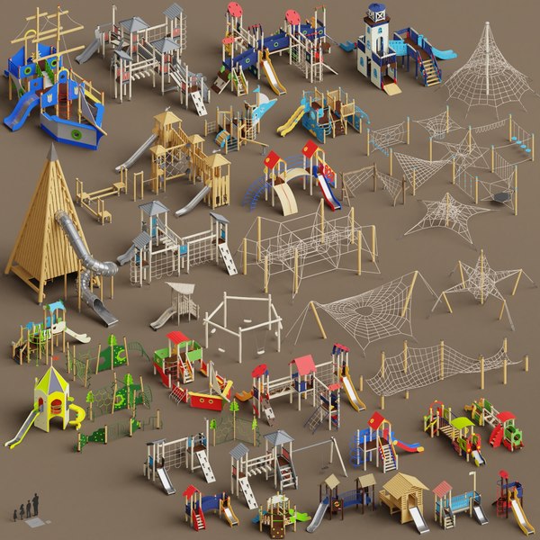 playground elements 3d model
