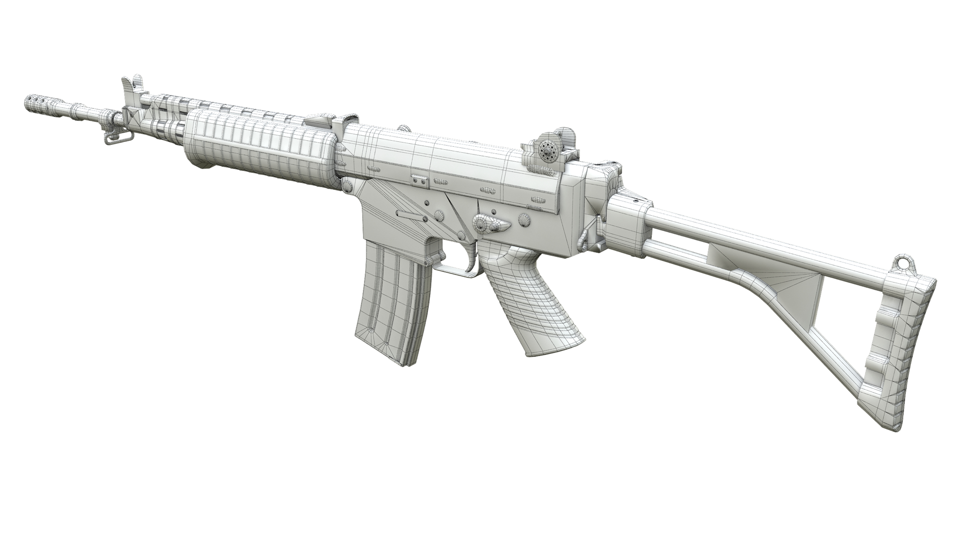 Ss1 pindad aka fn 3D model - TurboSquid 1464177