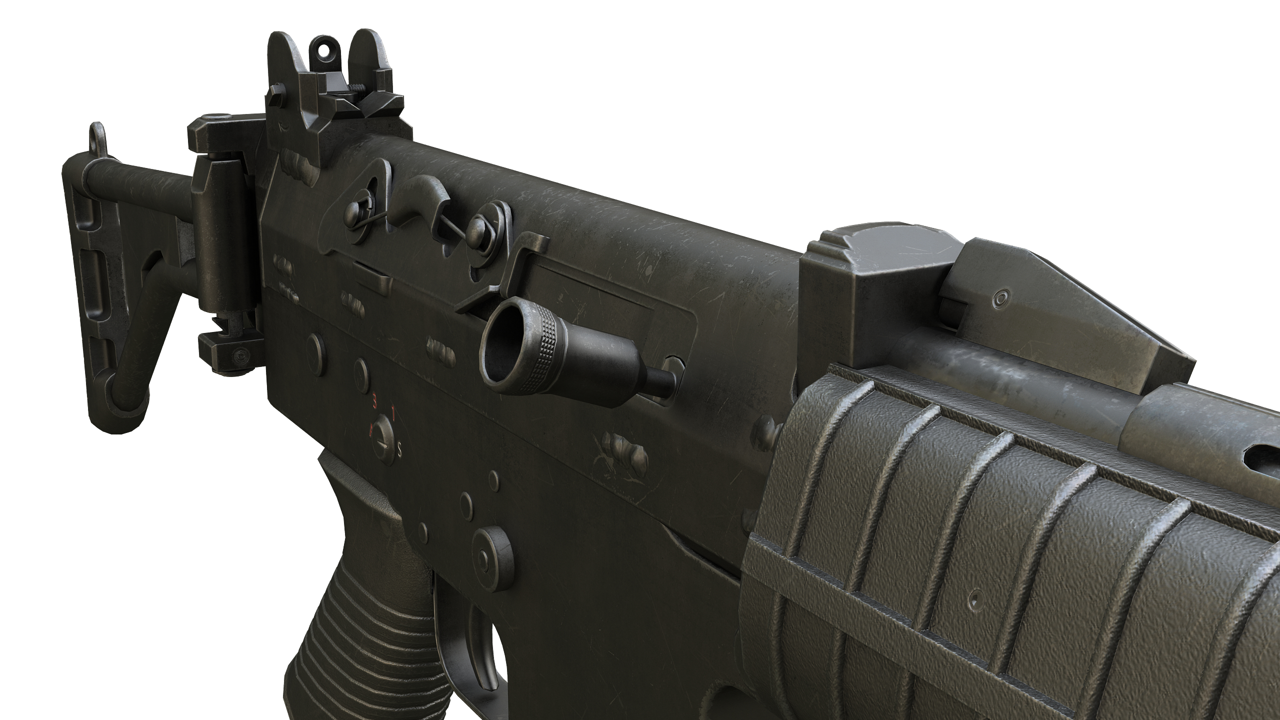 SS1 Pindad alias FN FNC 3D-Modell - TurboSquid 1464177