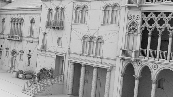 Old town model - TurboSquid 1464280