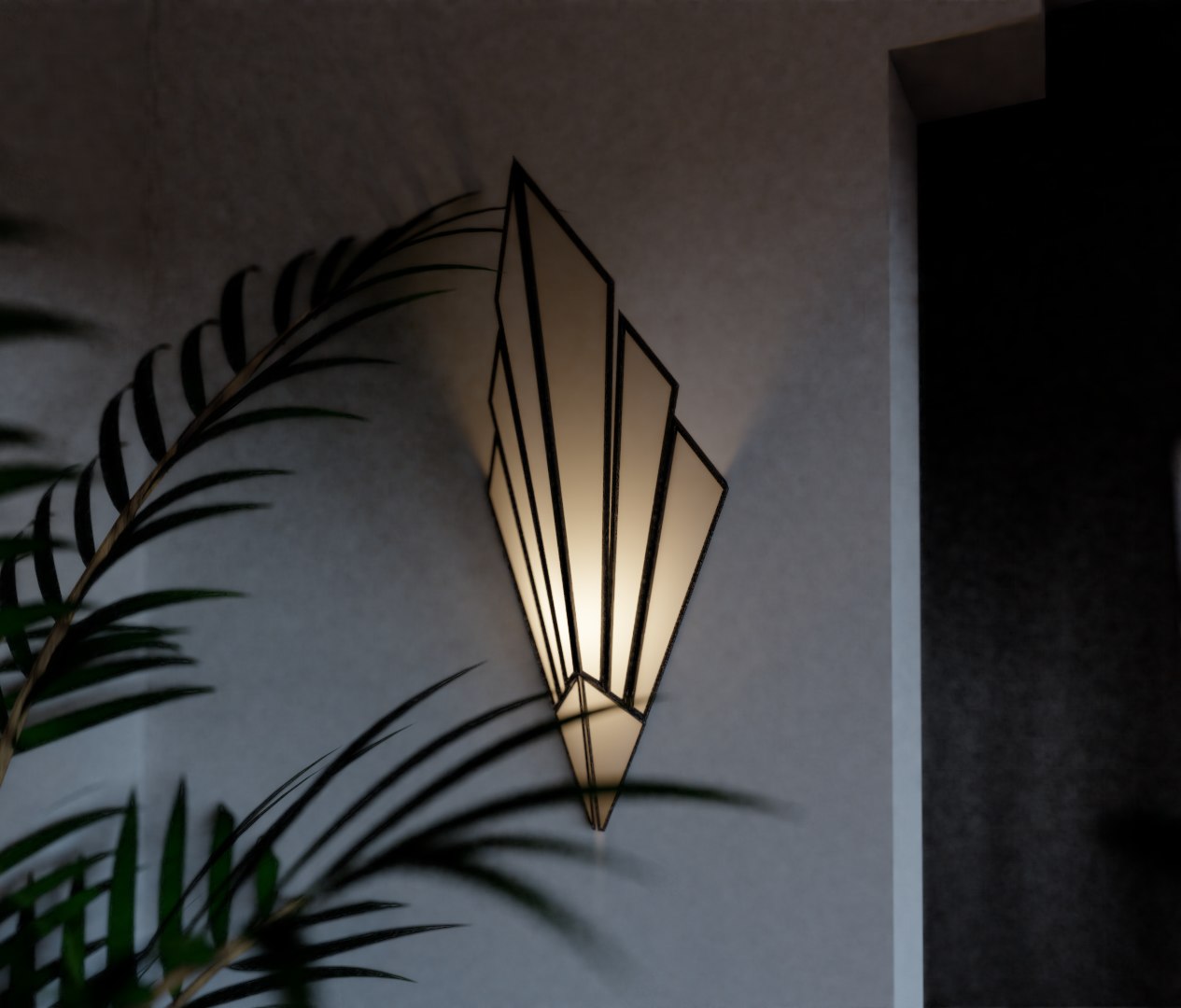 Wall light 3D - TurboSquid 1464365