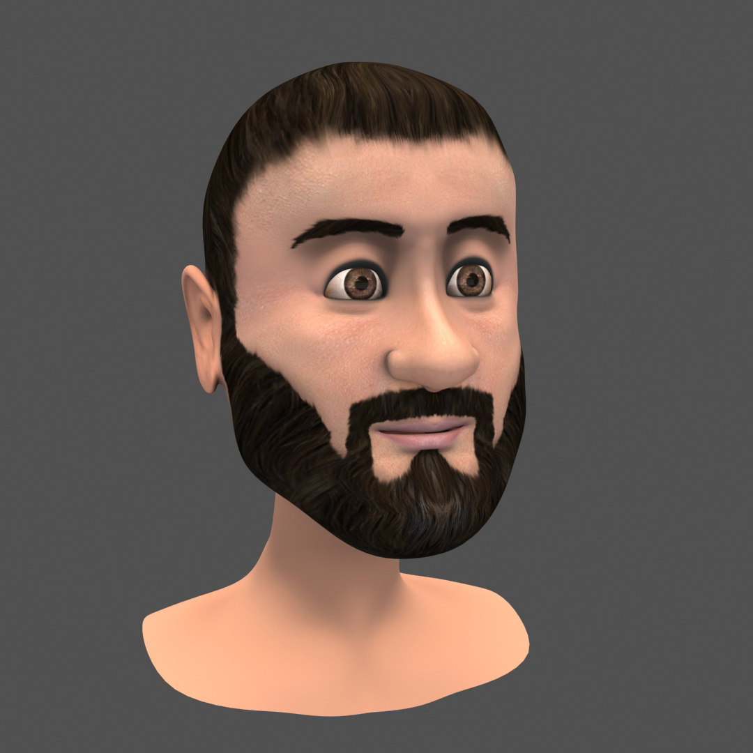 Man face 3D model - TurboSquid 1463916