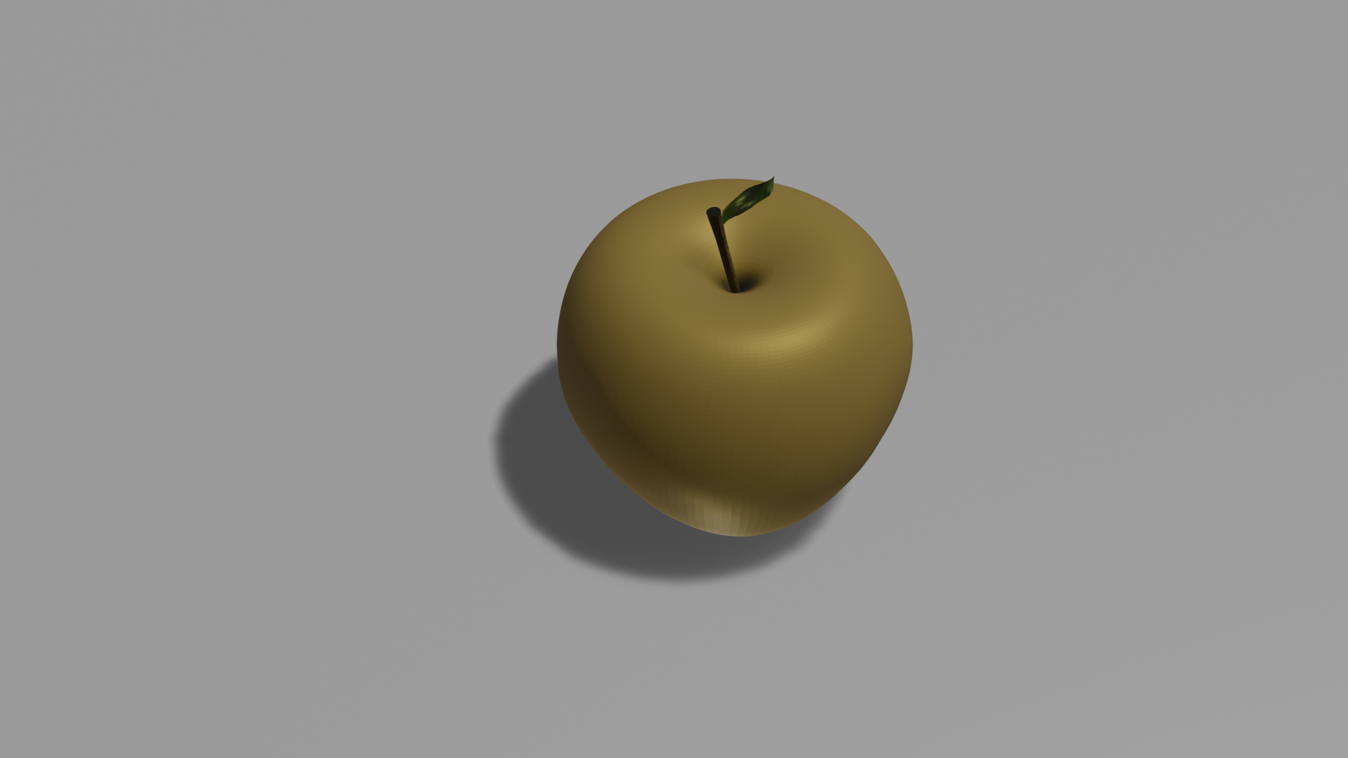 Golden apple 3D model - TurboSquid 1464338