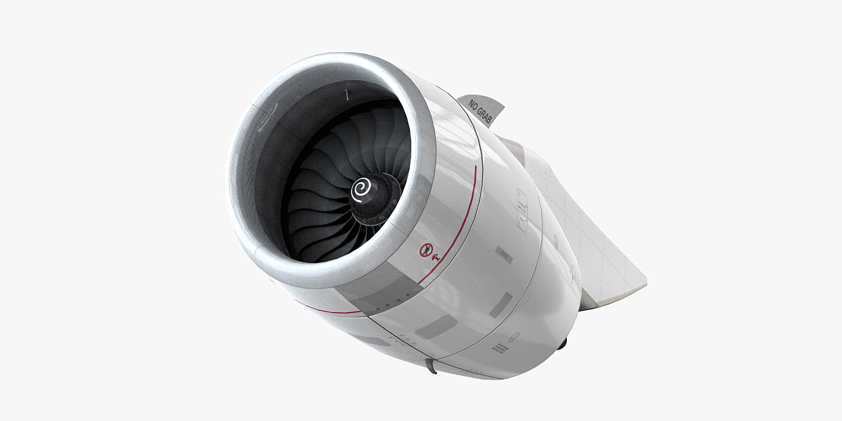 3D airbus a380 engine model - TurboSquid 1464485