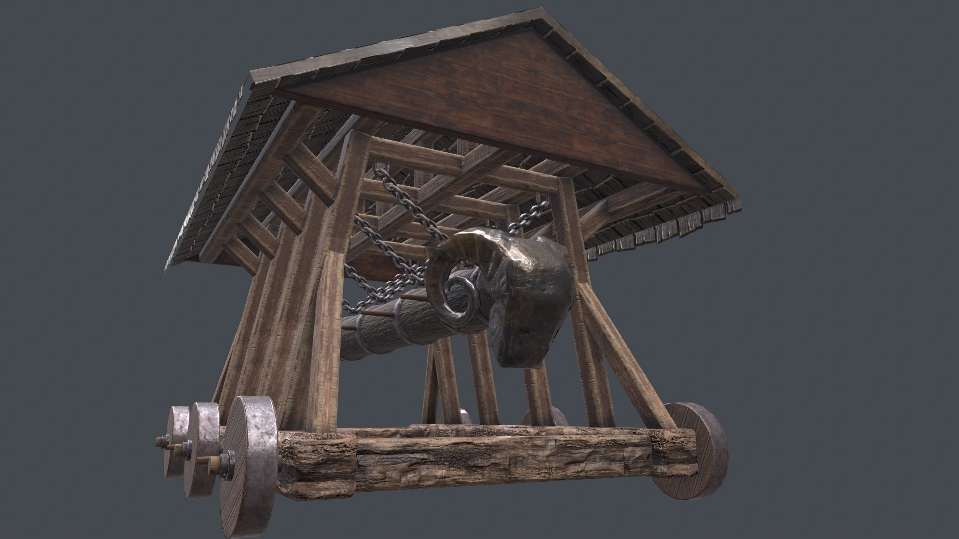 3D medieval ram model - TurboSquid 1464500